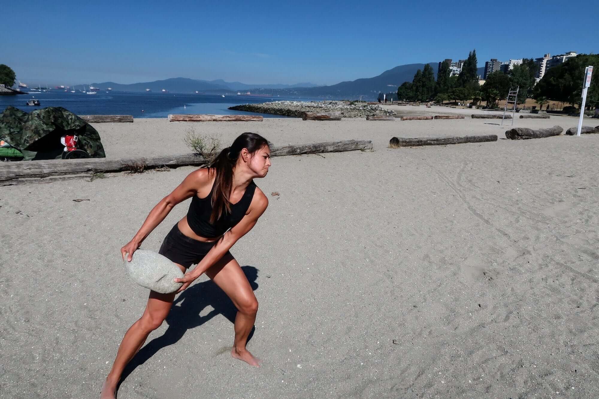 How to Get a Crazy Full-Body Workout with Stones and Rocks